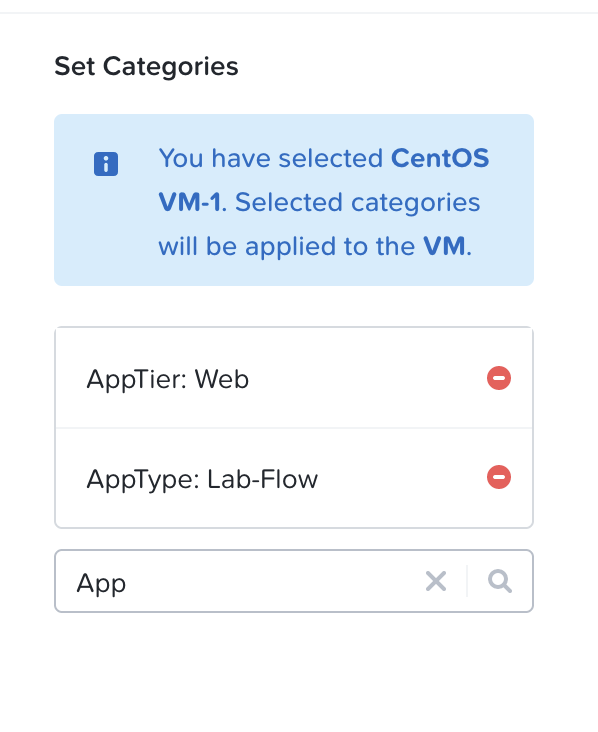 Step 2 - Creating Categories and VMs on the Prism Central | My Site